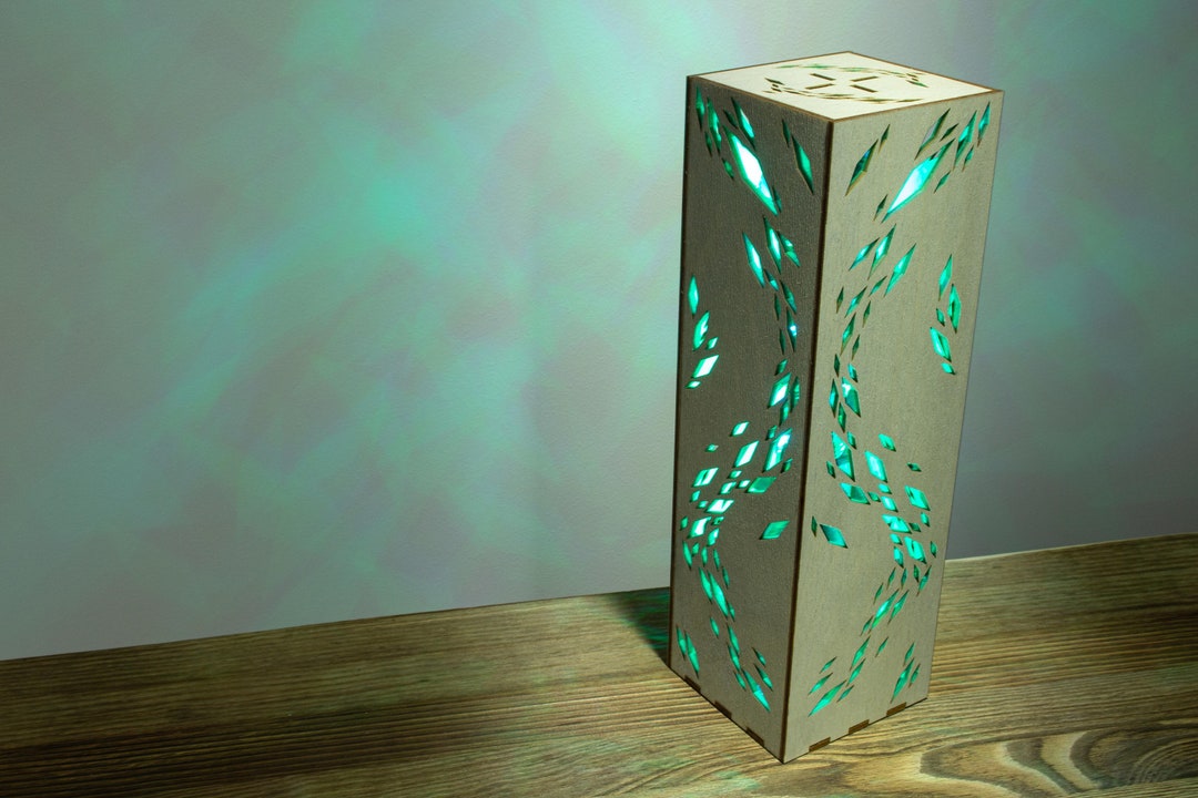 Rhombus RGB Lamp | Sci-fi Punk Style LED RGB Desk Lamp | Handmade Night ...