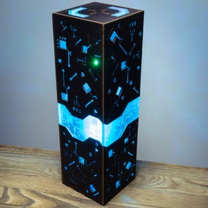 Cyberpunk LED Night Lamp | Sci-fi Circuit Board Design - Etsy Canada