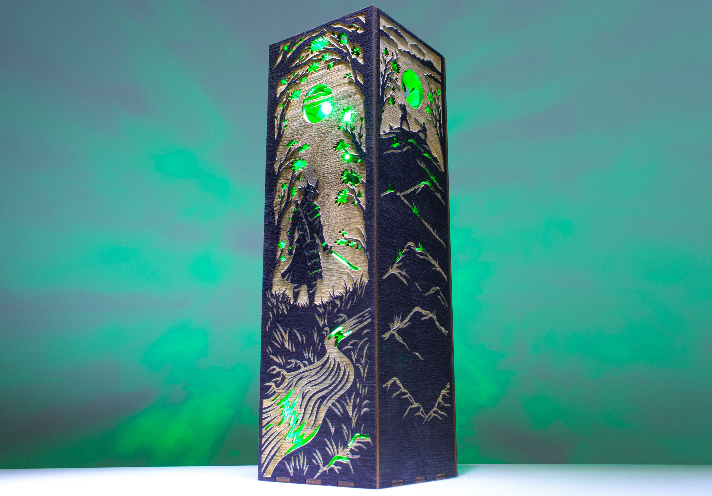 Samurai Night Lamp | Japan Style - Sunset, Katana, Martial Arts ...