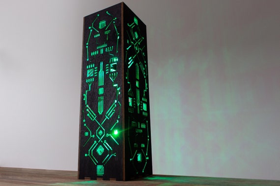 Cyberpunk Night Lamp Rectangular Prism Shape Sci-fi - Etsy