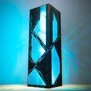 Binary Code Lamp | Falling Numbers | Cyber Style Night Lamp | Lantern ...