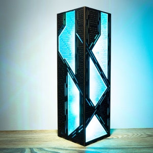 Binary Code Lamp | Falling Numbers | Cyber Style Night Lamp | Lantern ...