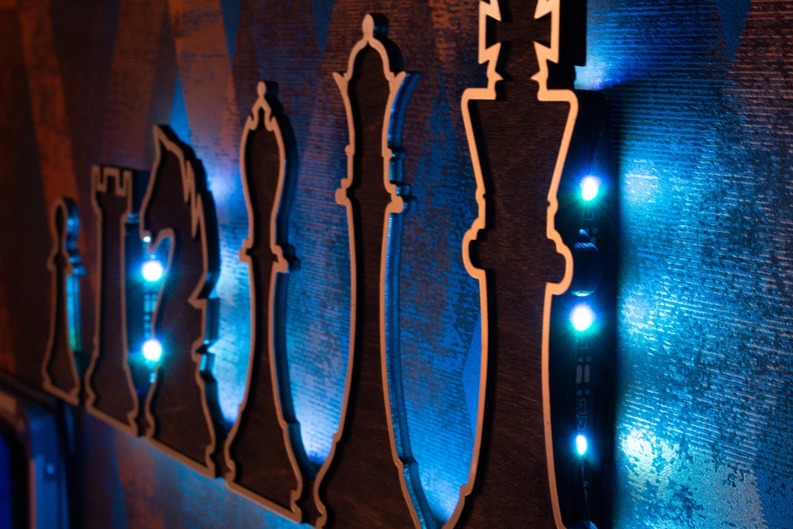 Chess Lamp Decoration Night Lamp/light Interior Wall - Etsy