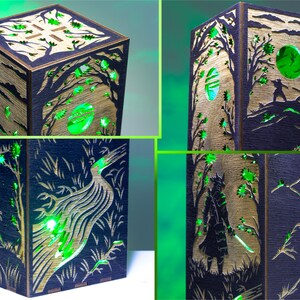 Samurai Night Lamp | Japan Style - Sunset, Katana, Martial Arts ...