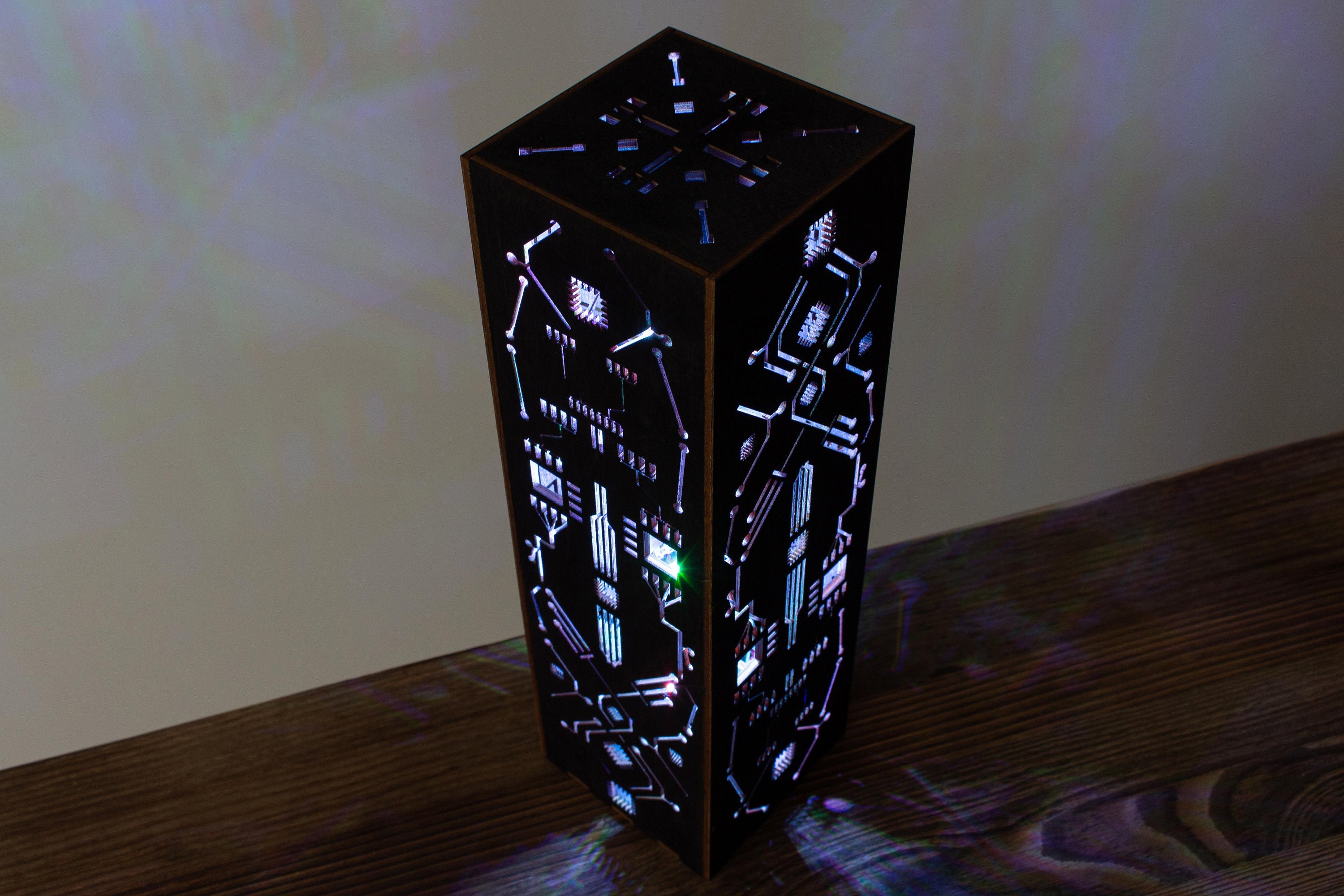 Cyberpunk Night Lamp Rectangular Prism Shape Sci-fi - Etsy
