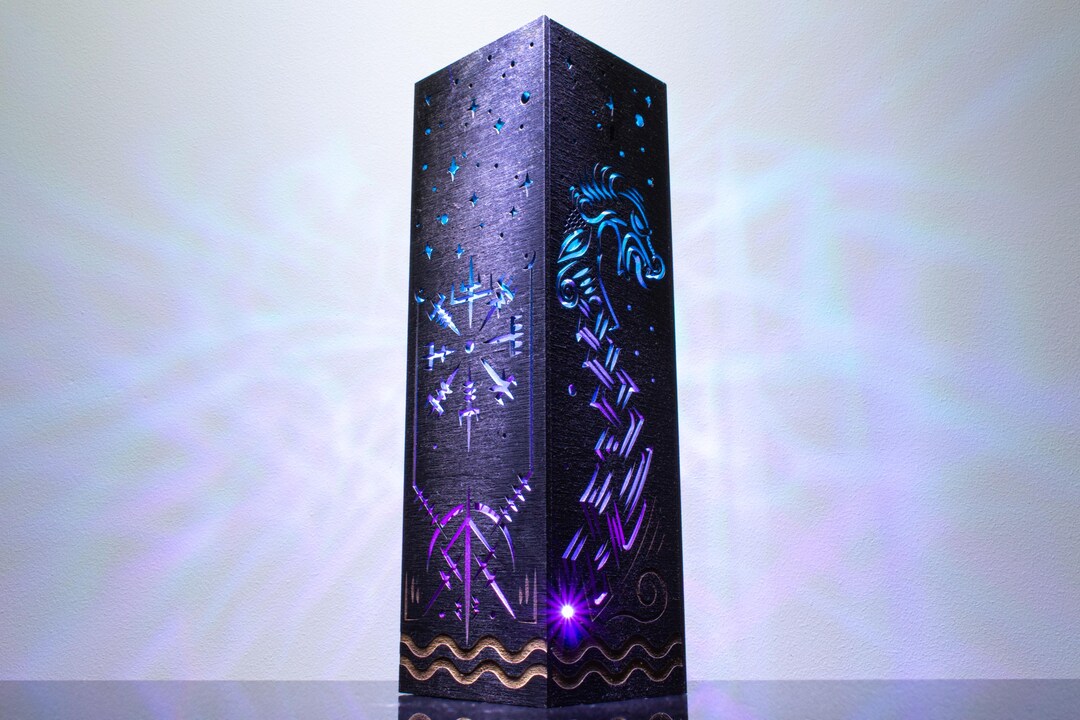 Viking Vegvisir LED Lamp – Norse Mythology Night Light, Drakkar Dragon ...