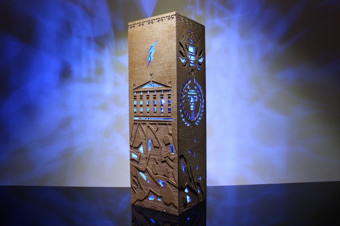 Greek Mythology Lamp | Mount Olympus | RGB Light Color Changing ...