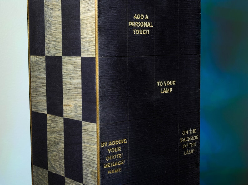 Chess Decoration Lamp | Chess Room Decor RGB LED Lamp | Handmade Night ...