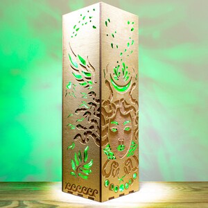 Medusa Lamp | Greek Mythology | RGB Light Color Changing | Gaming Decor ...