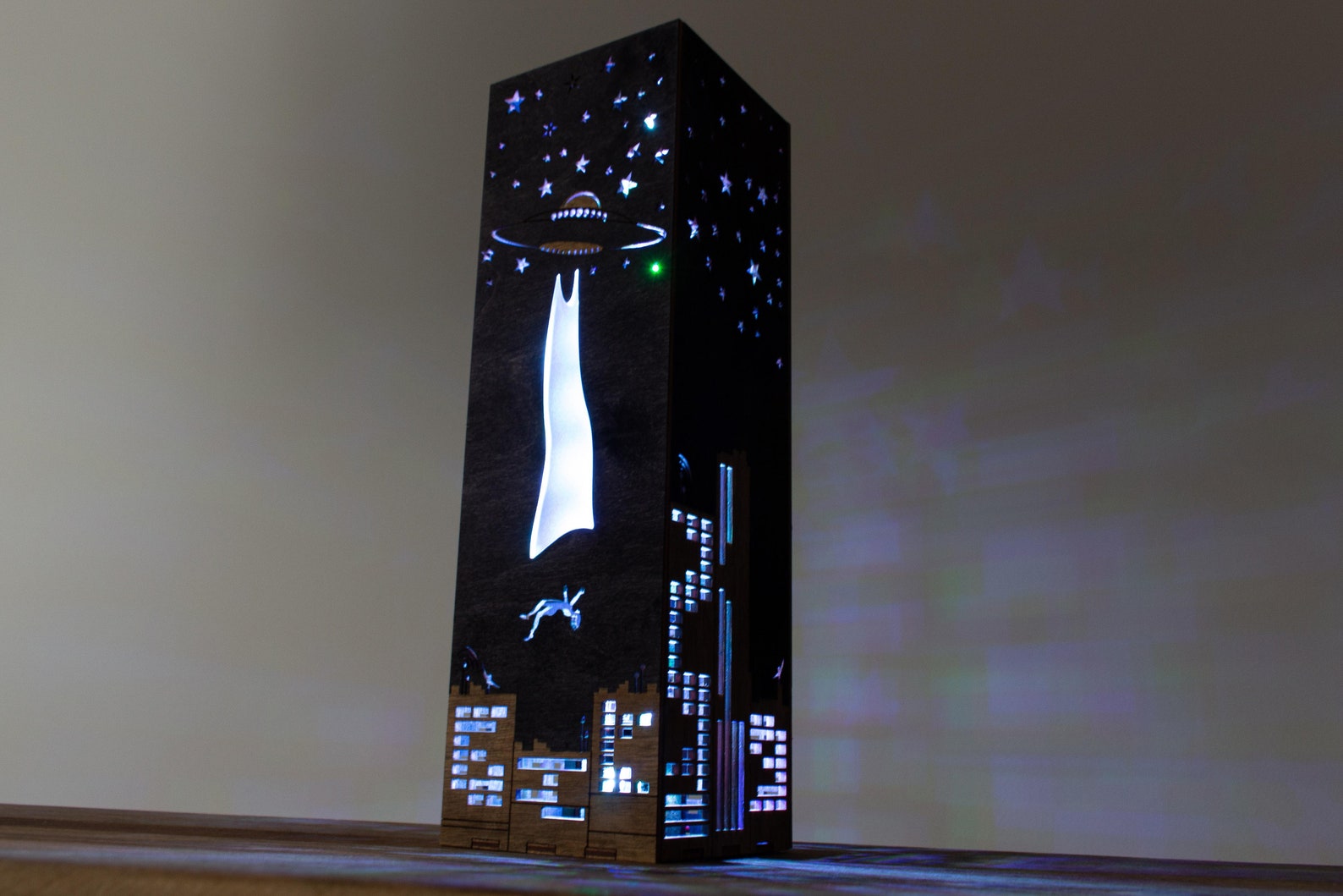 UFO Alien Night Lamp Alien Abduction Scene Lamp Neon Light - Etsy