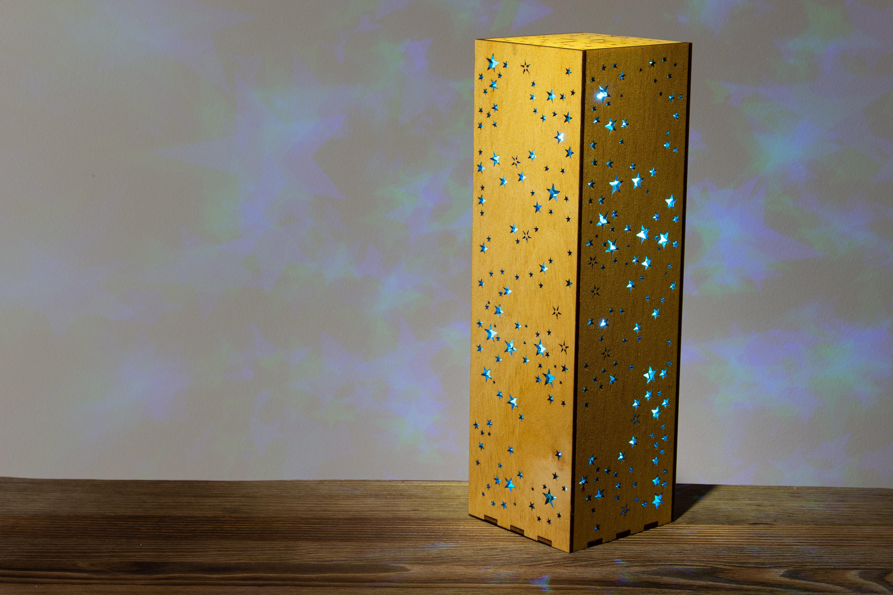 Night Stars Night Lamp Rectangular Prism Shape RGB LED | Etsy