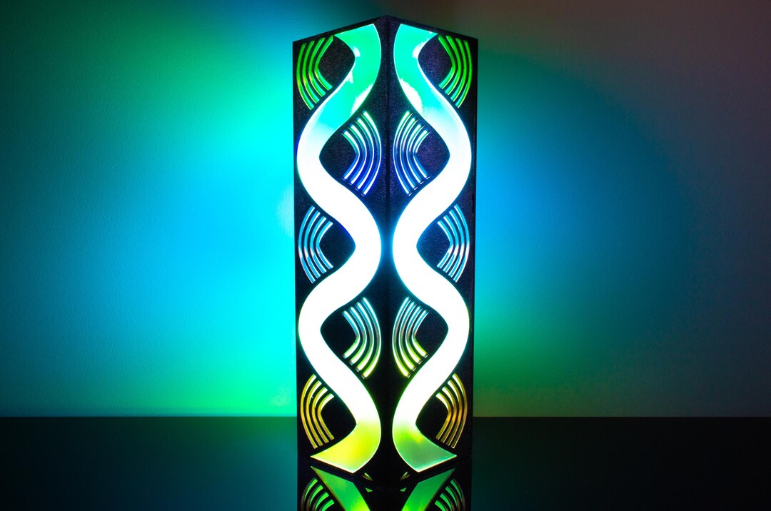 DNA Lamp – Cyber Style LED Light for Modern Home Decor, Tech & Sci-fi ...