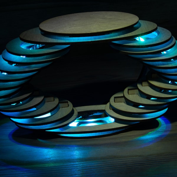 Spiral Rgb Lamp - Etsy