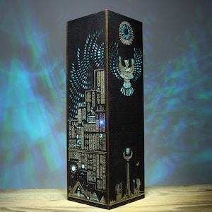 Egyptian Mythology Night Lamp | Egyptian - Deities, Pyramids ...