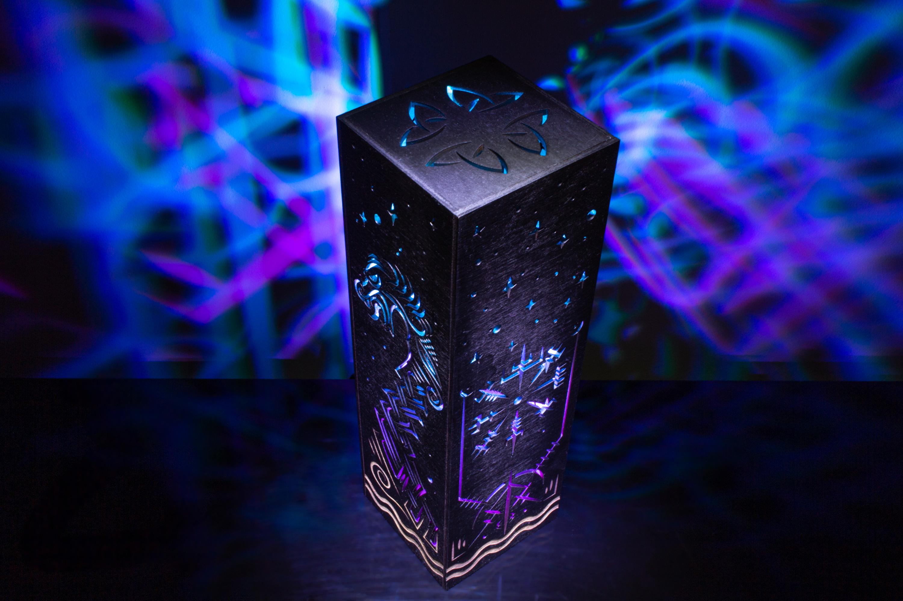 Viking Vegvisir LED Lamp – Norse Mythology Night Light, Drakkar Dragon ...