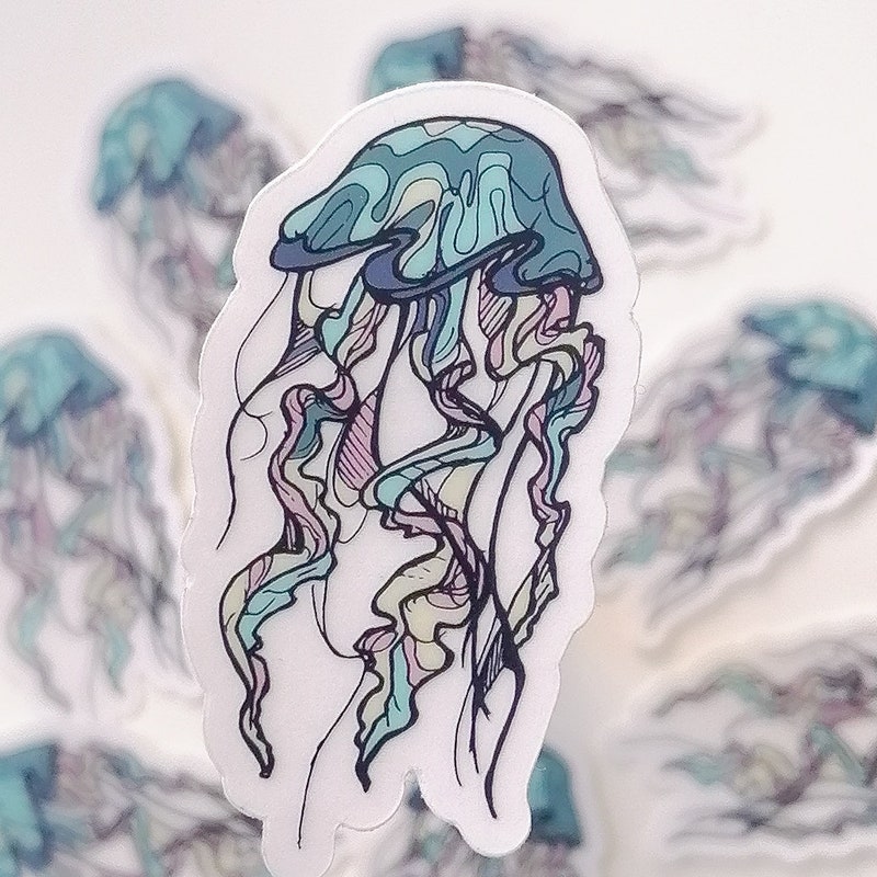 Jellyfish Stickers - Etsy