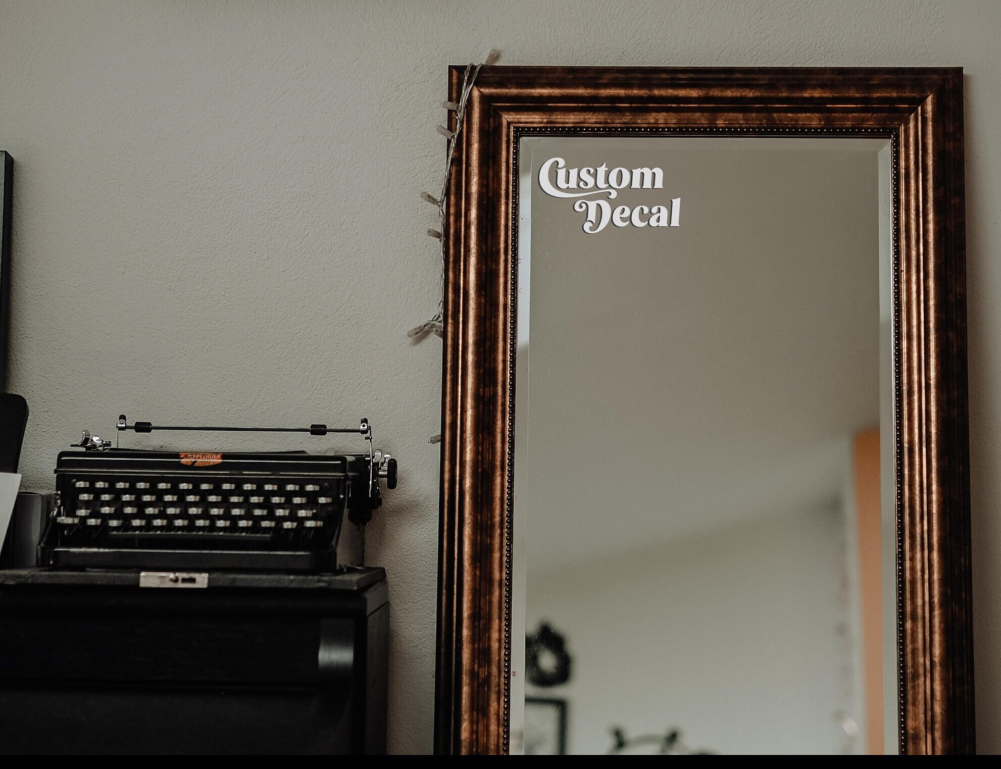 Custom Wedding Mirror Decal, Personalized Vinyl Sticker, Party Decor - Etsy
