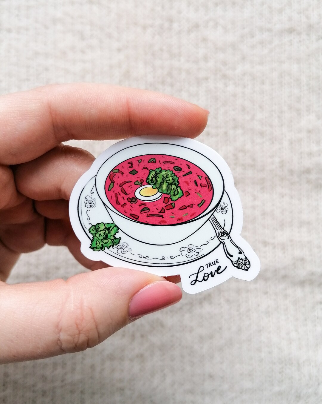 Lithuanian Saltibarsciai Sticker, Ukrainian Borscht Sticker, Laptop ...