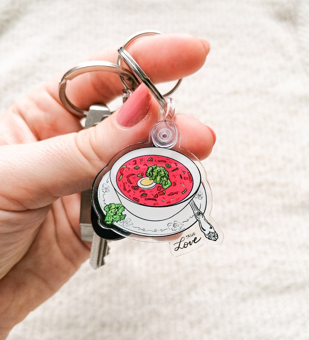 Lithuanian Keychain, Lithuania Keyring, Polish Ukrainian Borscht ...