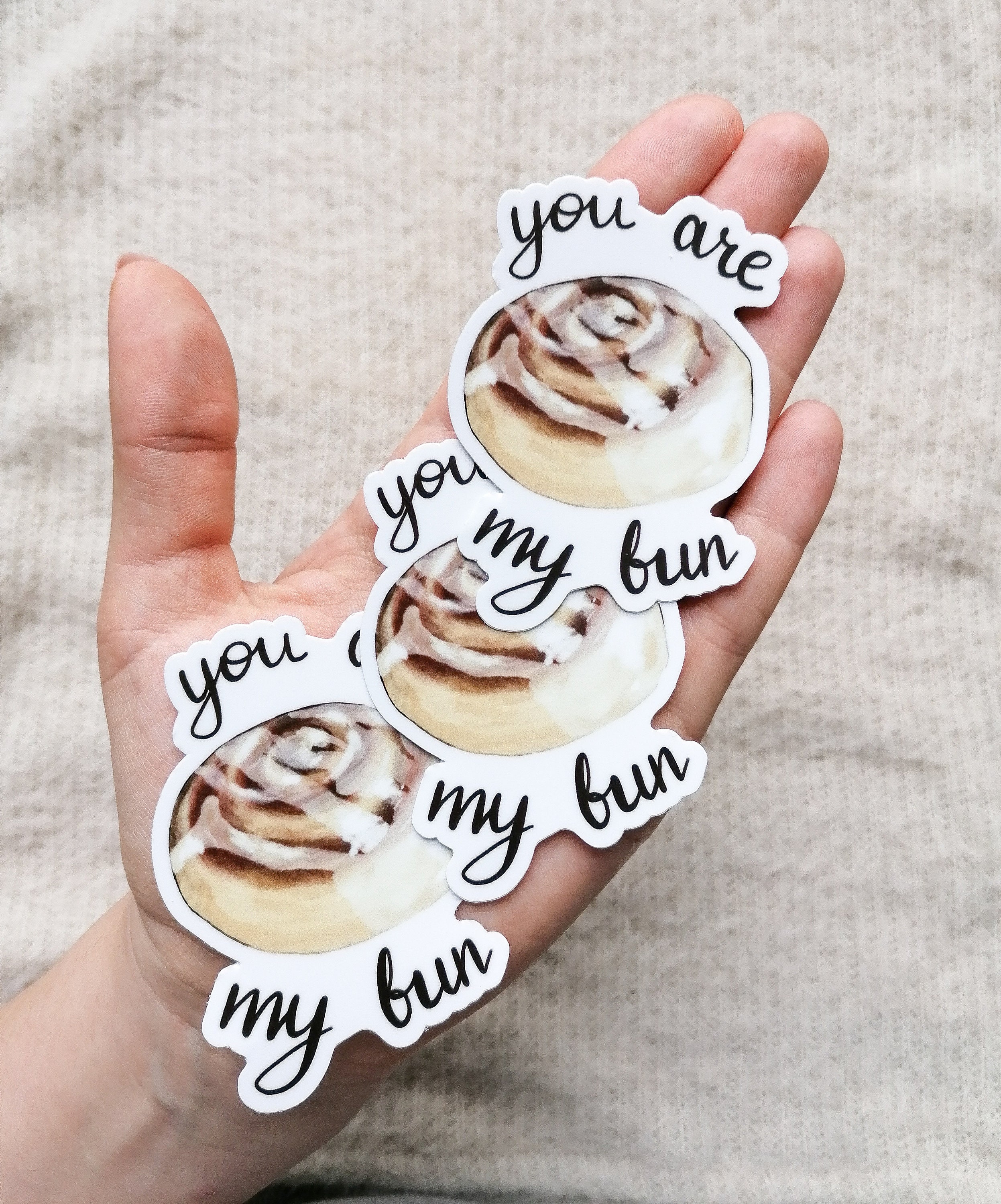 Cinnabon Sticker, Food Sticker, Love Laptop Decal, Cinnamon Bun Sticker ...