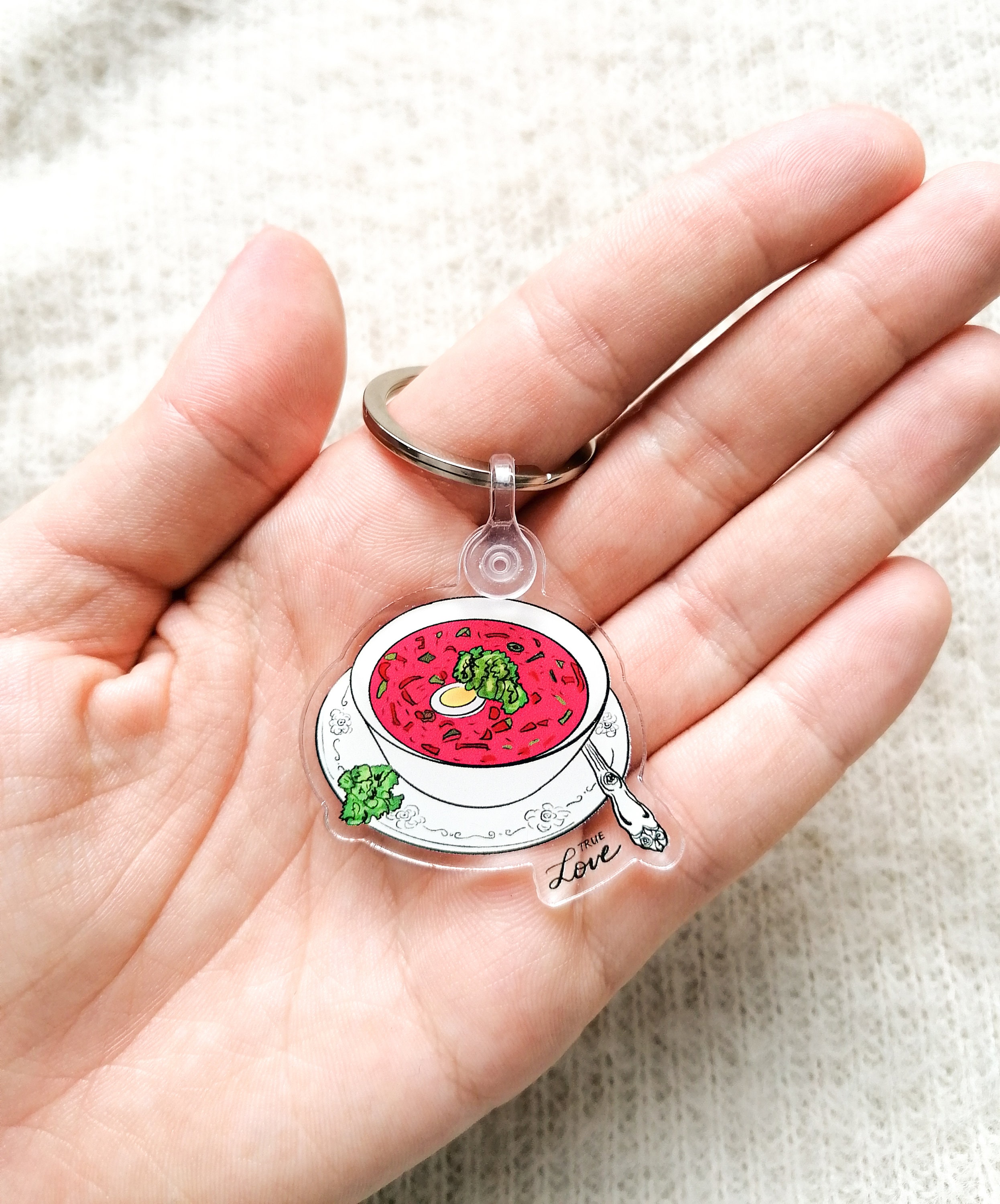 Lithuanian Keychain, Lithuania Keyring, Polish Ukrainian Borscht ...