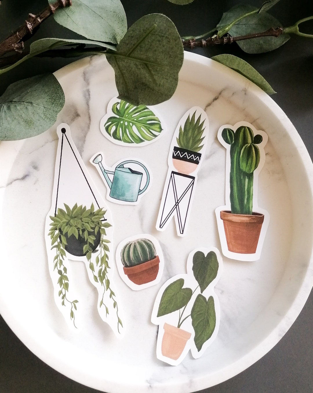 Plant Pot Stickers for Plant Lover, Plant Lady Sticker Pack, Plant ...