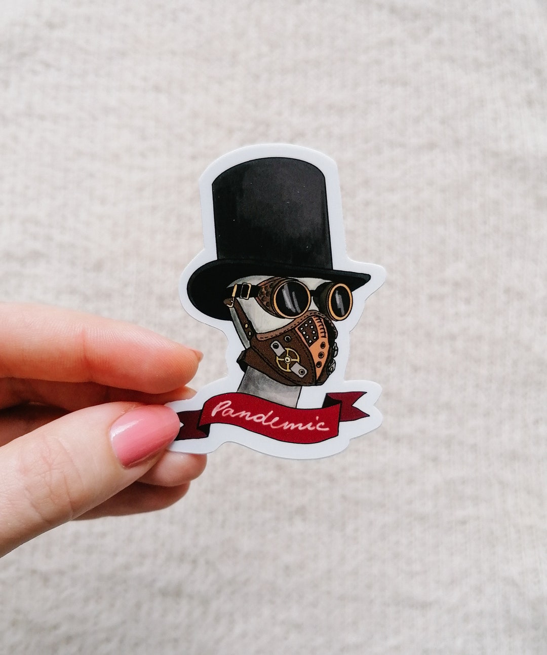 Steampunk Stickers, Steampunk Laptop Decal Sticker, Pandemic Sticker ...