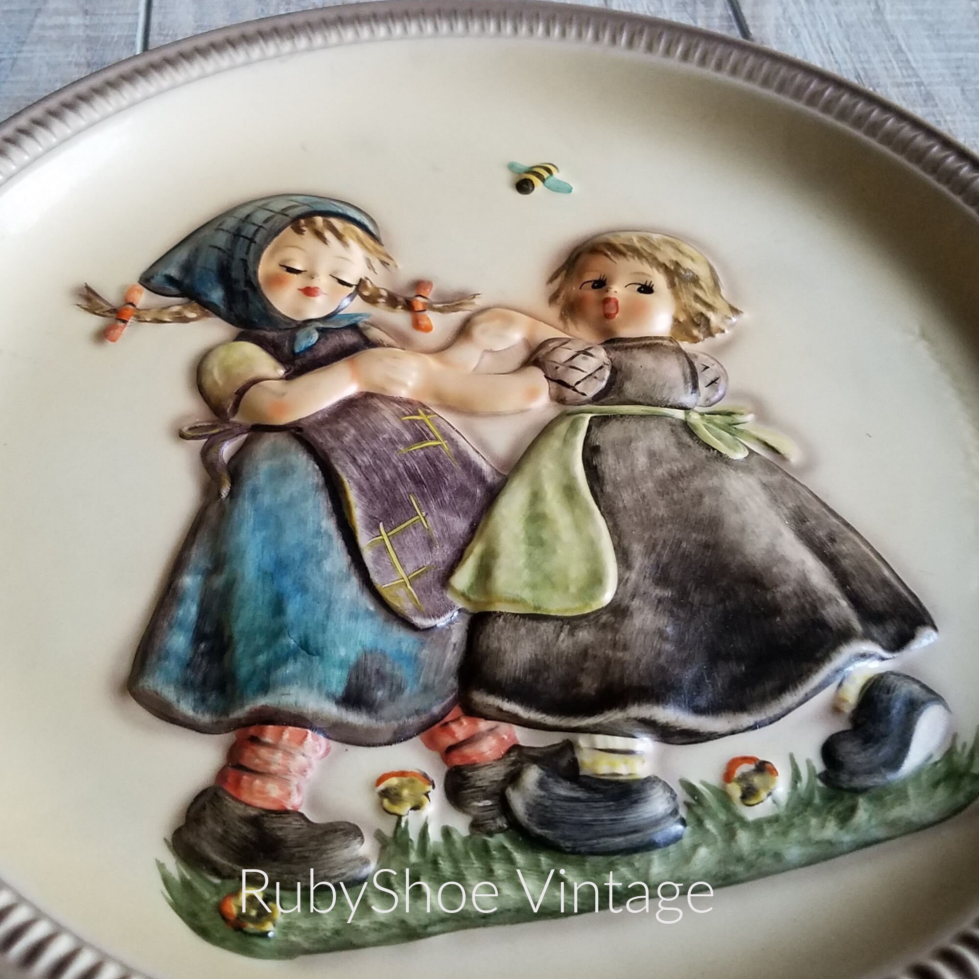 Hummel Collectible Plate. 1980 2nd Anniversary Plate. Spring Dance in ...