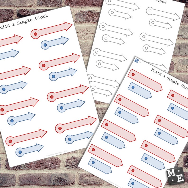 Kindy Prep to Year 3 Mathematics Time TELLING TIME Build a Simple ...