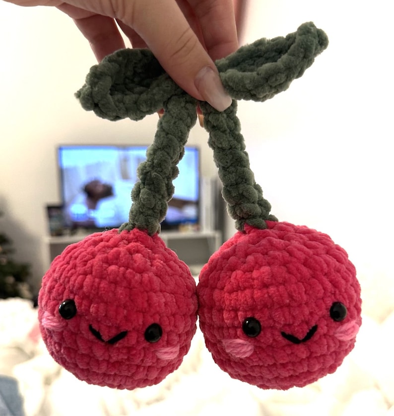 Crochet Cherries Pattern - Etsy