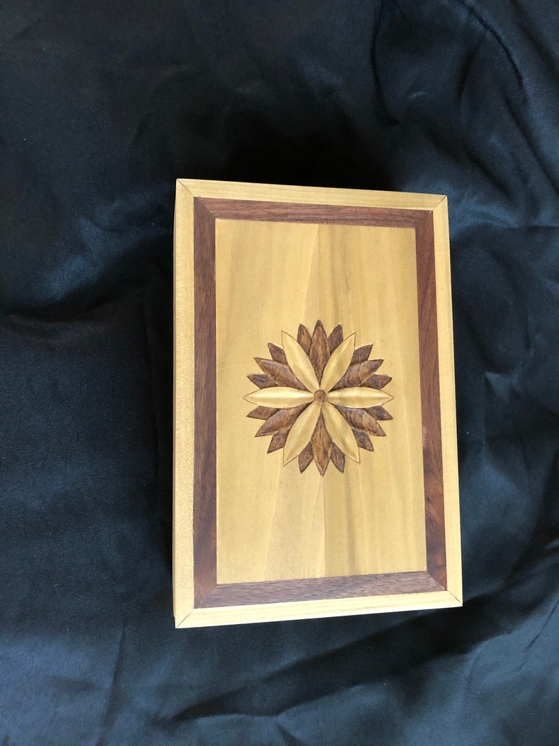 Decorative Floral Inlayed Box - Etsy