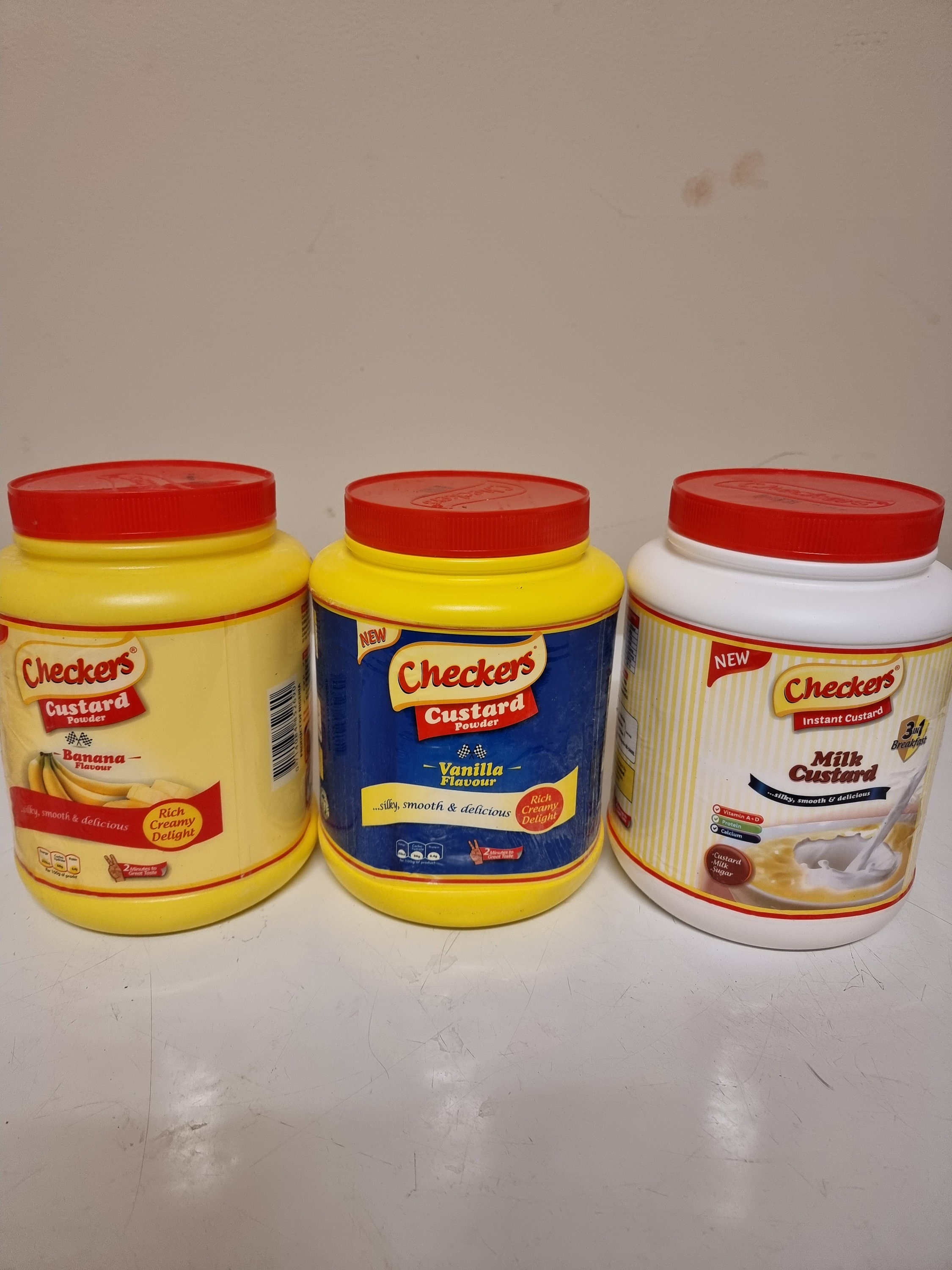 Checkers Custard 1kg/2kg /3 Flavors Vanilla/milk/banana Flavor - Etsy