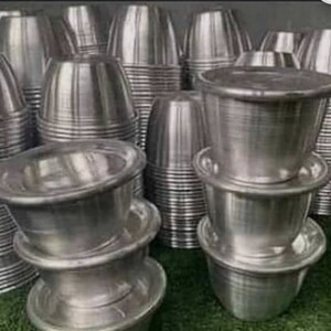 Moi Moi Container/stainless Steel Container/6 Pc - Etsy