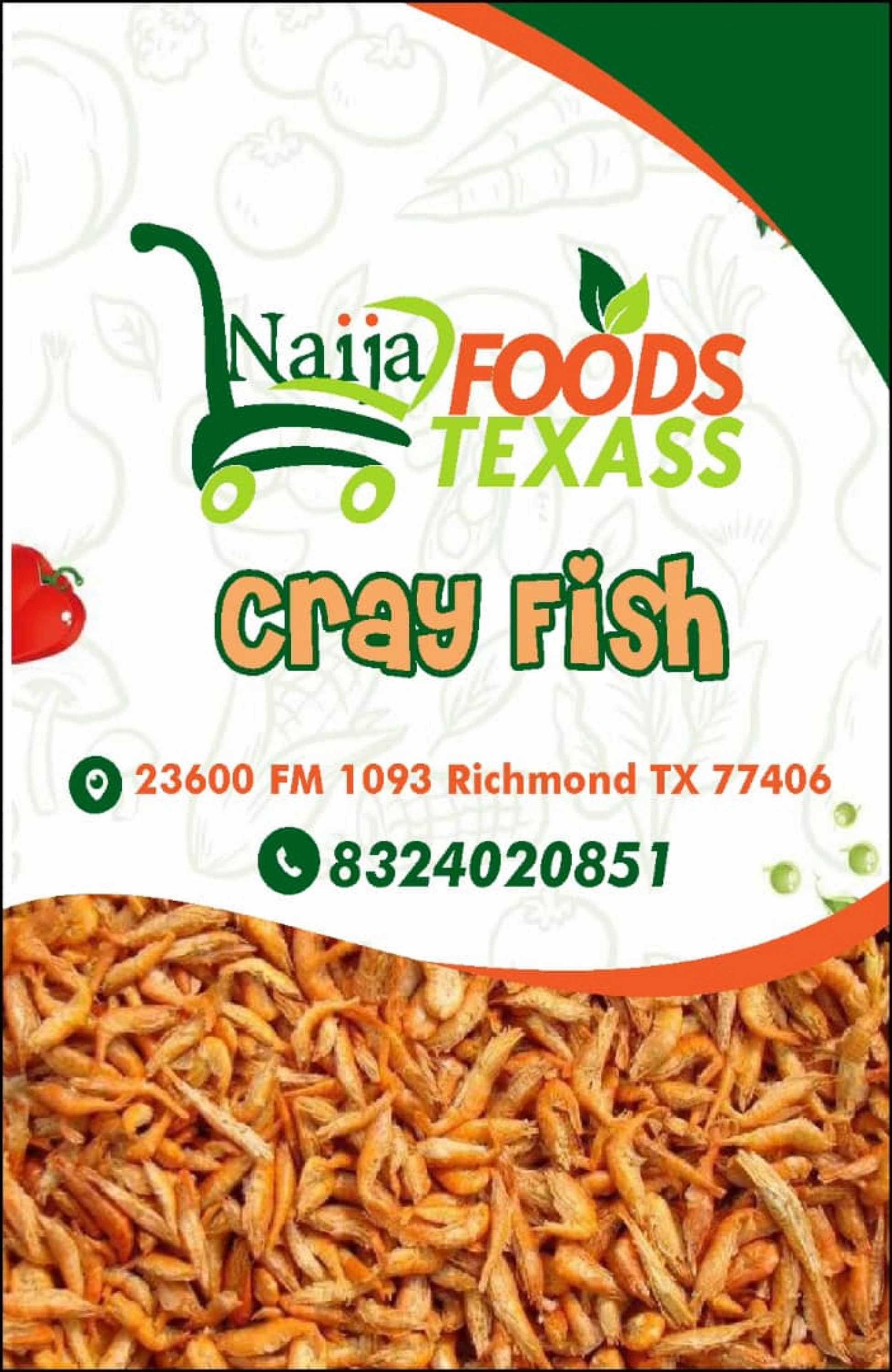 Ede Crayfish: Whole & Blended, Nigerian Seafood (8oz) - Etsy