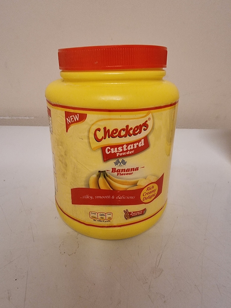 Checkers Custard 1kg/2kg /3 Flavors Vanilla/milk/banana Flavor - Etsy