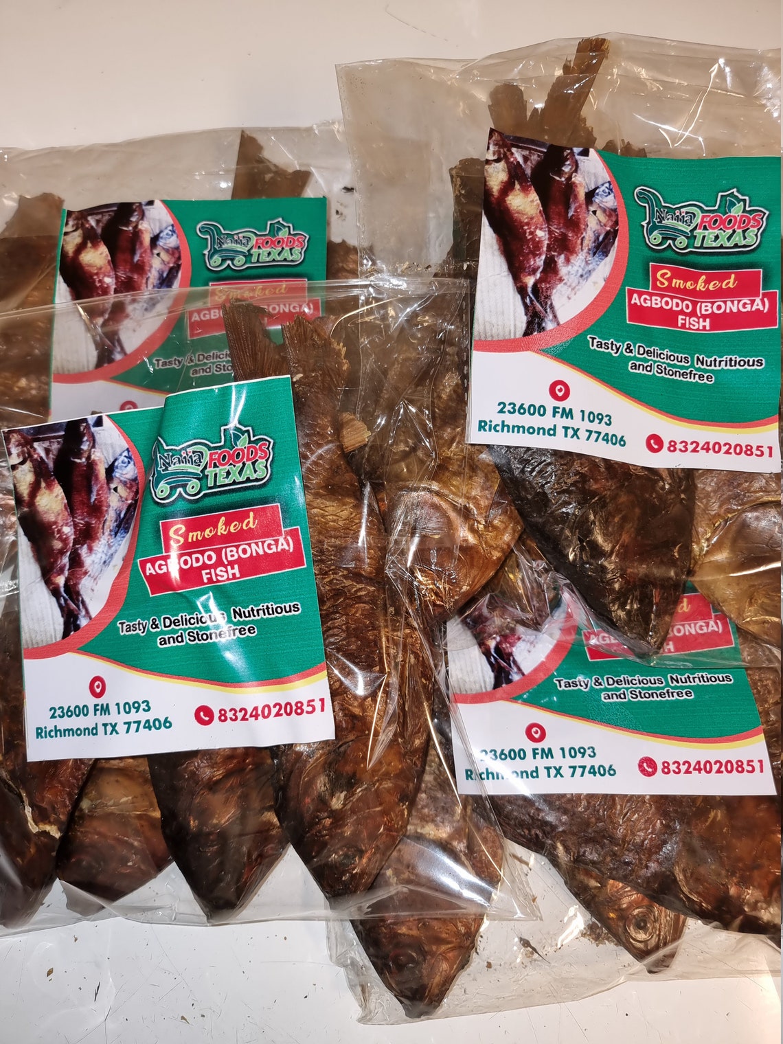 Dried Bonga Fish , Agbodo Fish 14pieces big, Wild Caught Fish, Dry Fish ...