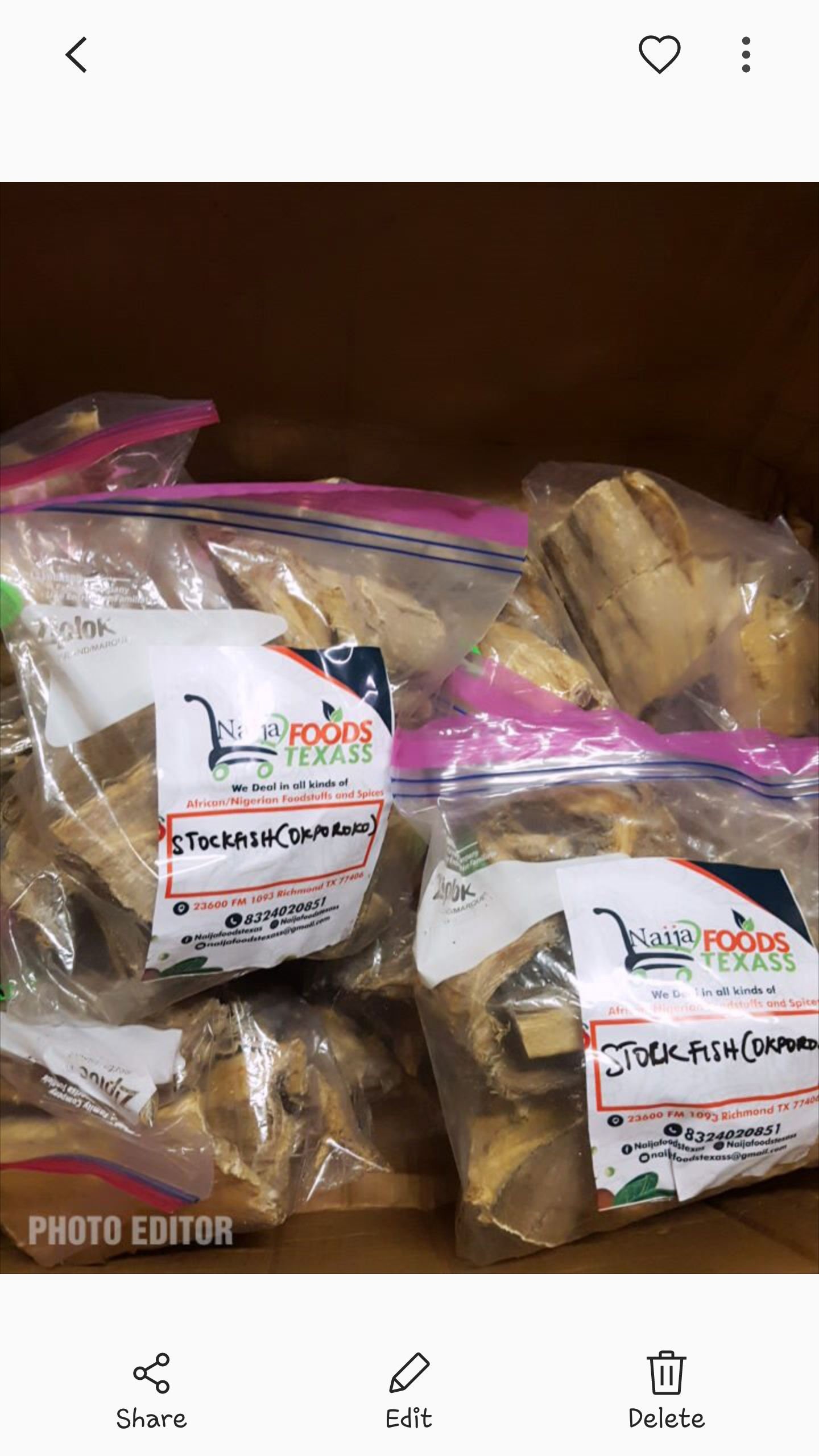 Stockfish/ Okporoko 1lbs norwegian Round Cod - Etsy