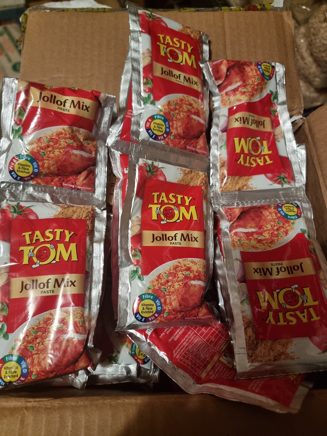 Tasty Tom & Gino Jollof Mix Paste - 8 Piece Set - Etsy