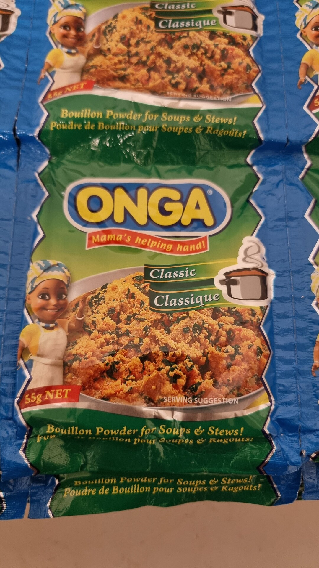 Onga Classic Bouillon Powder for Soups and Stews 3 Large Sachets - Etsy