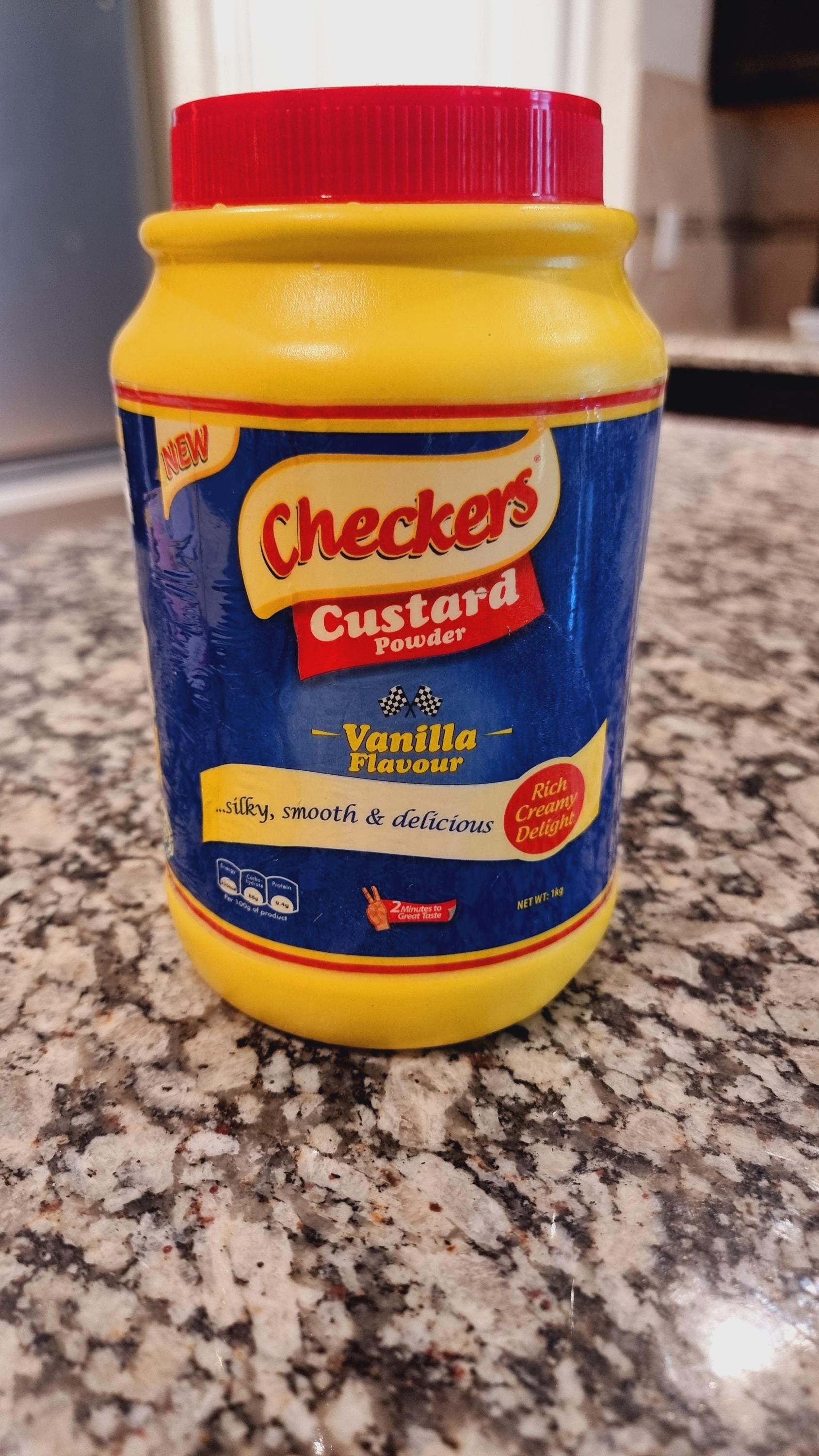 Checkers Custard 1kg/2kg /3 Flavors Vanilla/milk/banana Flavor - Etsy