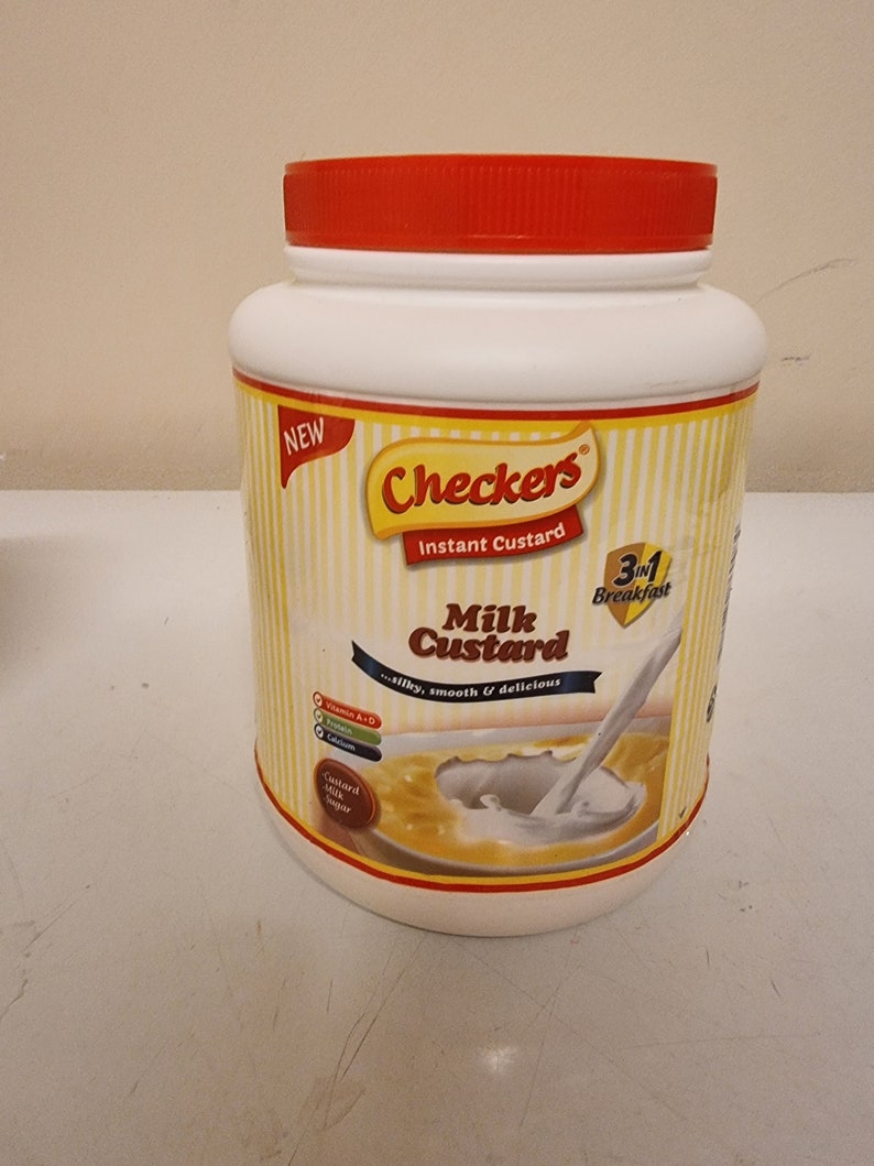 Checkers Custard 1kg/2kg /3 Flavors Vanilla/milk/banana Flavor - Etsy