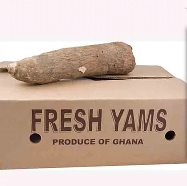 New Yam/ New Stock July 2025/ Soft Yam/ghana Yam/ African Yam 1tuber ...