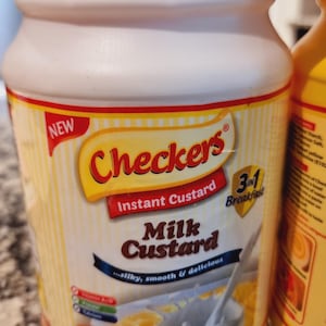 Checkers Custard 1kg/2kg /3 Flavors Vanilla/milk/banana Flavor - Etsy