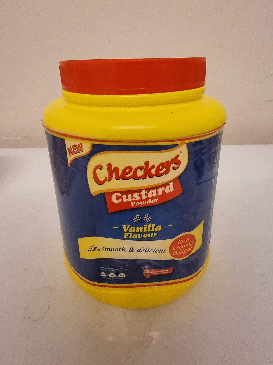 Checkers Custard 1kg/2kg /3 Flavors Vanilla/milk/banana Flavor - Etsy
