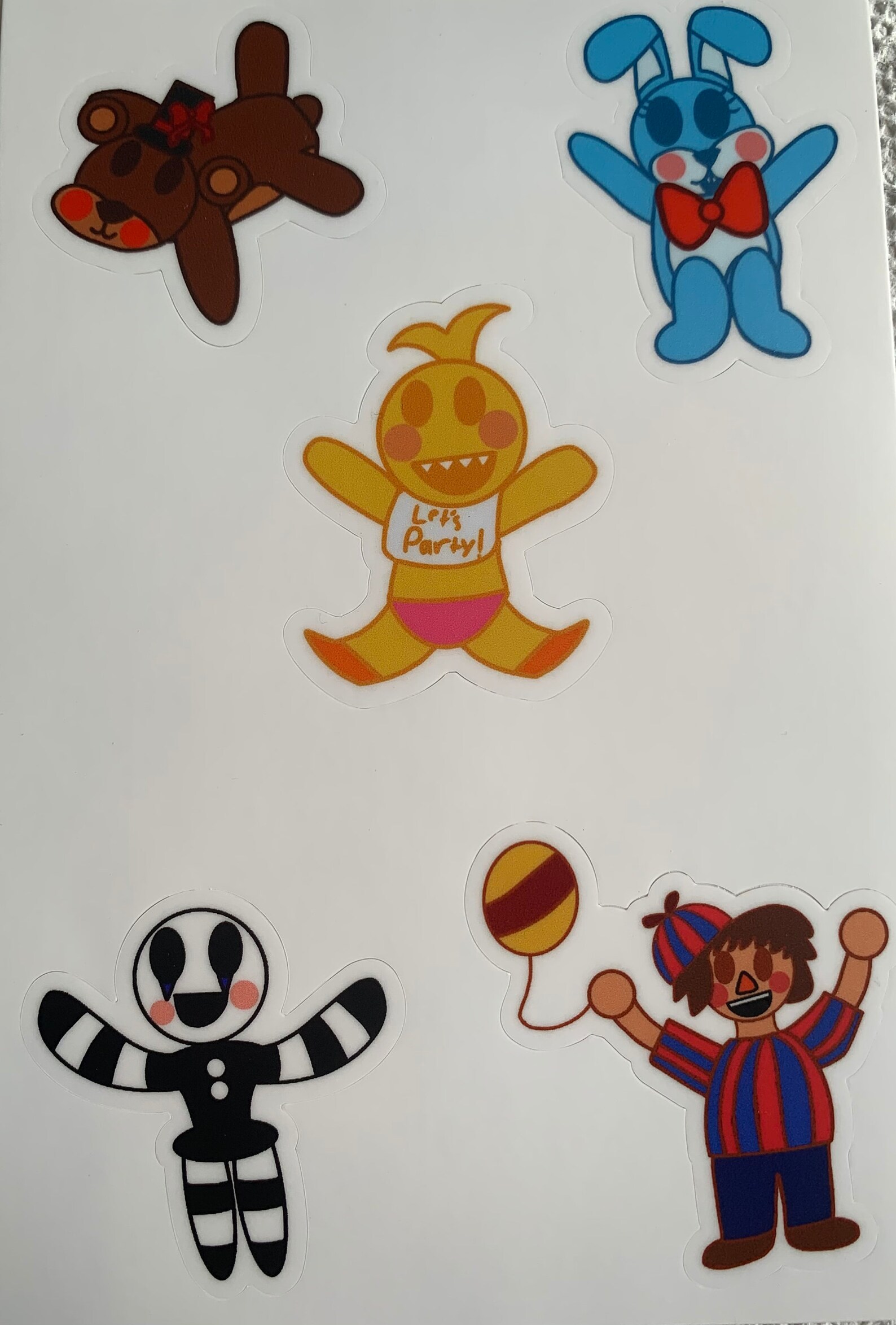 Derpy, Five Nights at Freddy's 2, Stickers, FNAF, Cute Stickers - Etsy