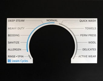 Samsung Washer Control Decal - Etsy