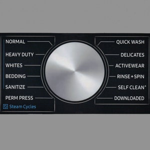 Samsung Model WF50R8500AV Washer Sticker Labels / Decals - for Control ...