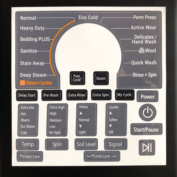 Samsung Washer Stickers - Etsy