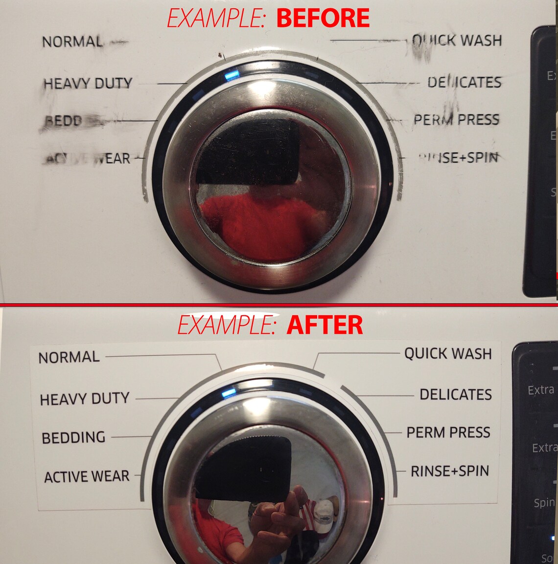 Samsung Model WA45T3200AW Washer Sticker Label / Decal for | Etsy