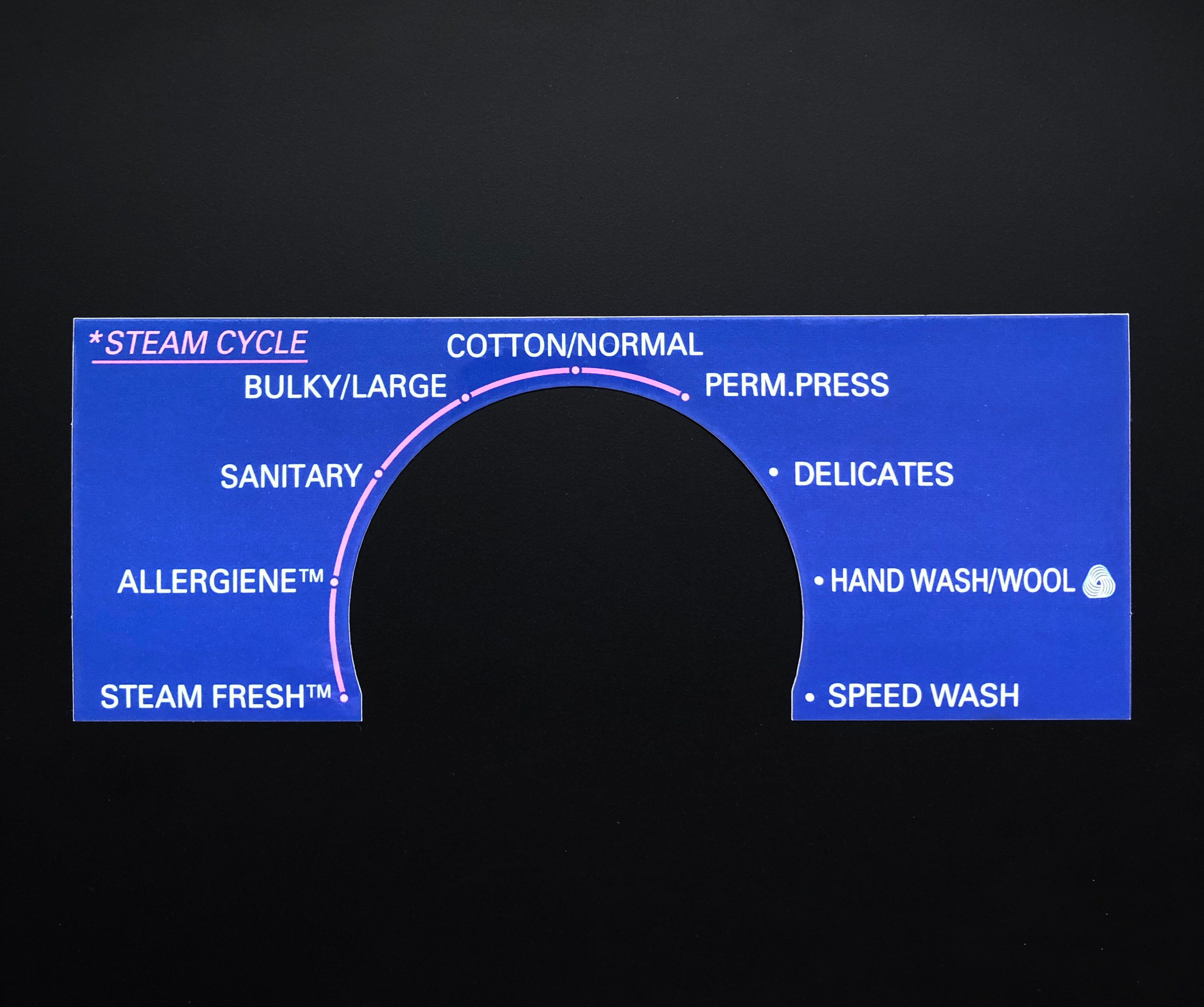 LG Model WM2801HLA Washer Sticker Label / Decal for Center | Etsy